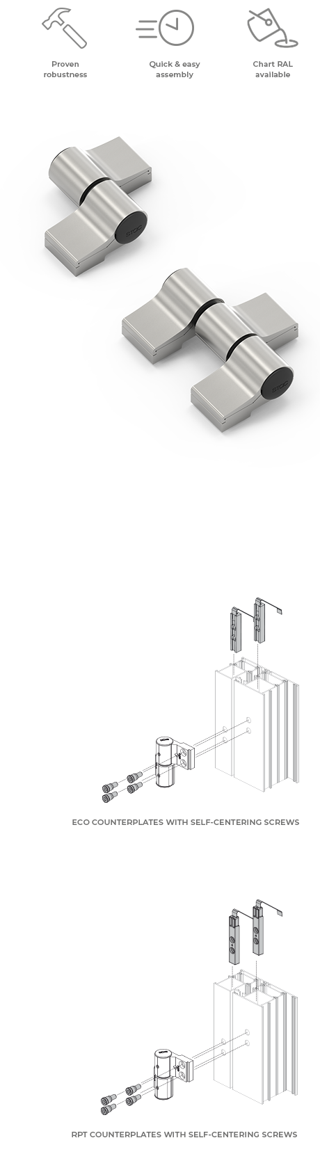 SOLUTIONS FOR ARIES HINGES - STAC