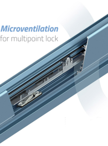Microventilation for multipoint lock - STAC