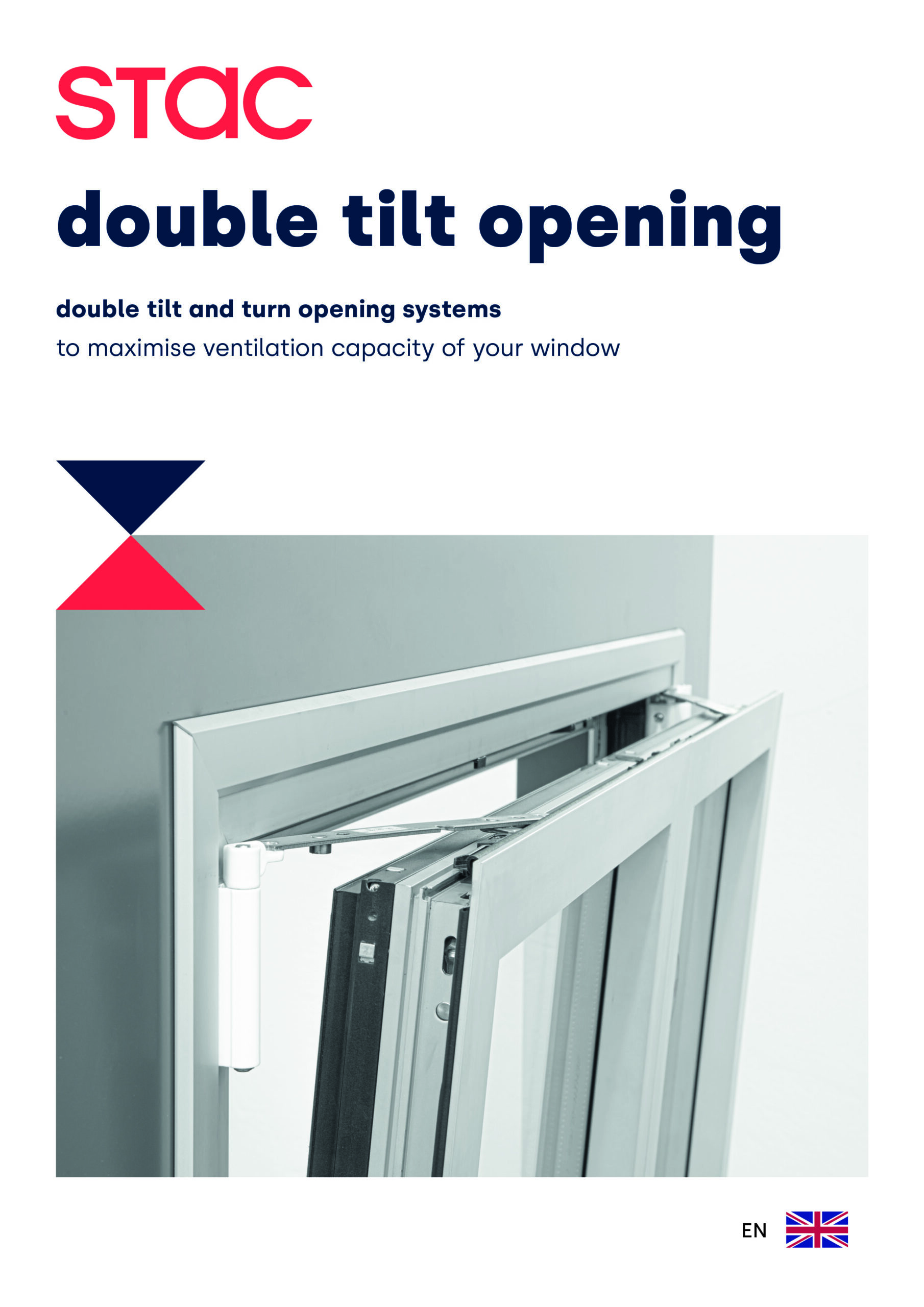 Tilting system for double sash - STAC